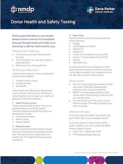 Request Free Patient Educational Materials | NMDP